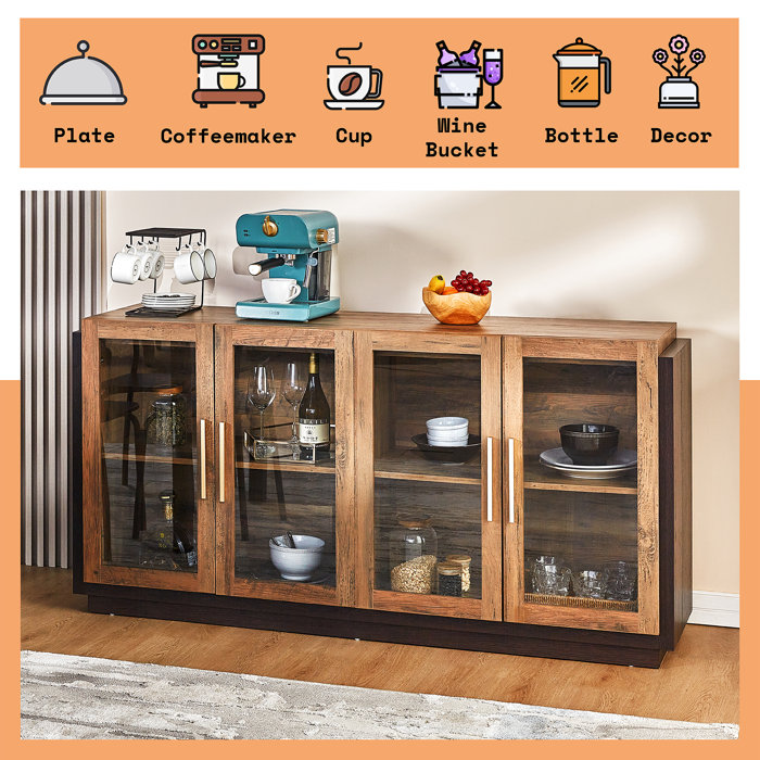 Trent Austin Design® Ainez Unfinished Accent Cabinet & Reviews | Wayfair